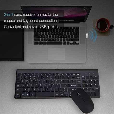 Jelly Comb Full Size 2 4g Wireless Keyboard And Mo Grandado