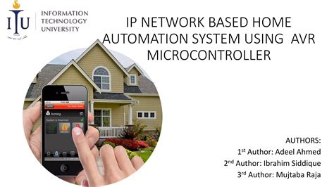 Ip Network Based Home Automation System Using Avr Microcontroller Pptx