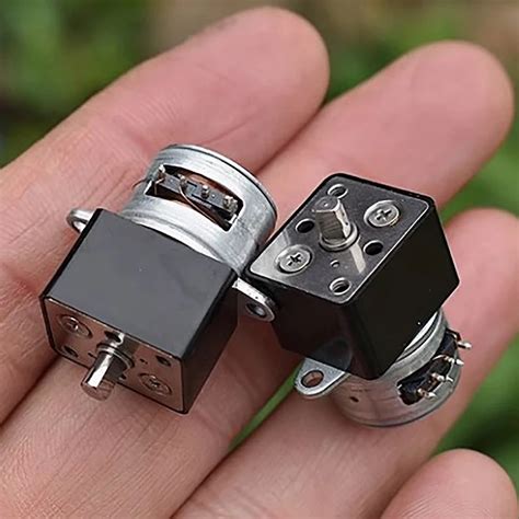 1 шт микро полностью металлический шаговый двигатель с коробкой передач мини 15 мм 2 фазный