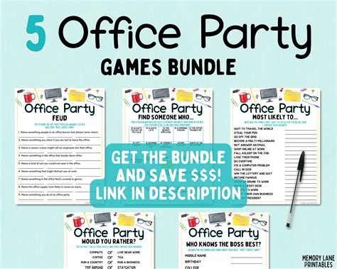 Office Party Who Knows The Boss Best Game Work Party Game Fun Printable