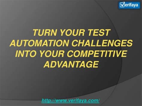 Ppt Test Automation Challenges Powerpoint Presentation Free Download