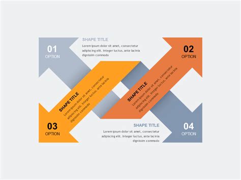 Twist Cross Dynamic Arrow PowerPoint Templates PowerPoint Free