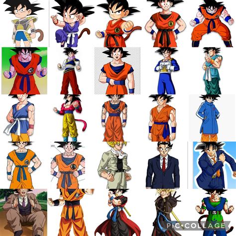 Goku Color De Ropa