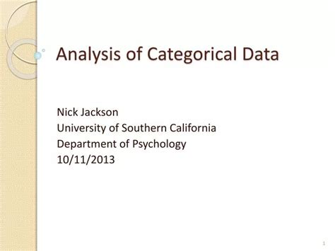 Ppt Analysis Of Categorical Data Powerpoint Presentation Free Download Id2661688