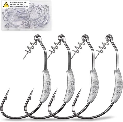 Fishing Weighted Hooks Swimbait Jig Hook With Twistlock Centering Pin