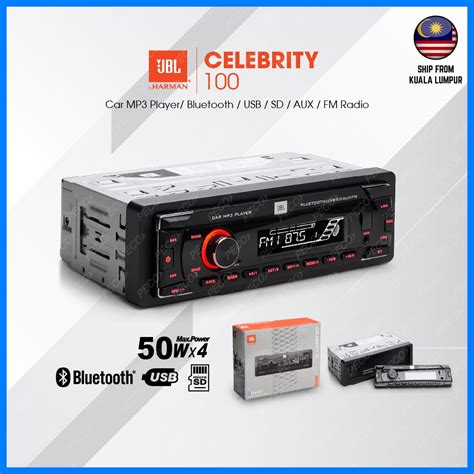 JBL Celebrity 100 Head Unit Car MP3 Player Car Stereo Single Din ...