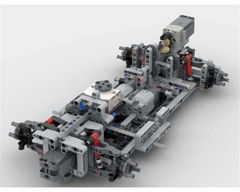 Lego Moc Technic Car Chassi By Technic Engineering Rebrickable Build With Lego