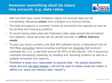 how would optics fit in ccsds stack ppt download