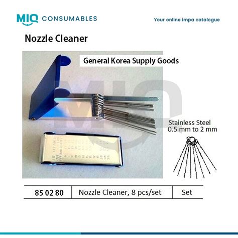 850280 Nozzle Cleaner 8pcs Set Miq Consumables