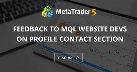 Feedback To Mql Website Devs On Profile Contact Section Ndd Non