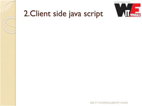 Applied Component I Unit Ii Introduction Of Java Script Ppt Download