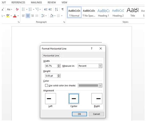 Draw A Line In MS Word Simple Methods