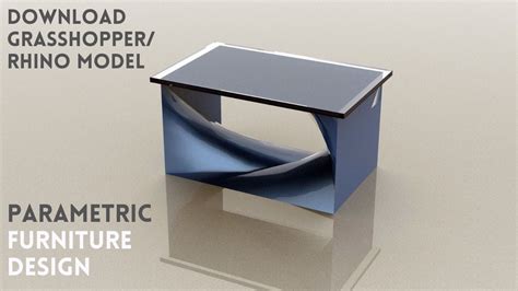 Download Parametric Table Design Grasshopper Rhino 3d Model 3d Model Cgtrader