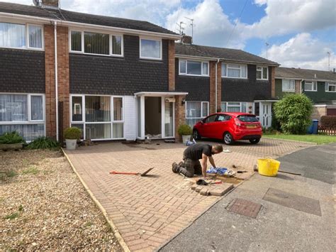 Moling Under Block Paving For New Water Supply Moling Specialists
