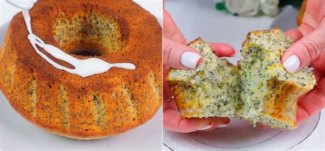 Лимонний кекс з маком швидкий рецепт повітряної і дуже смачної випічки до чаю просто і