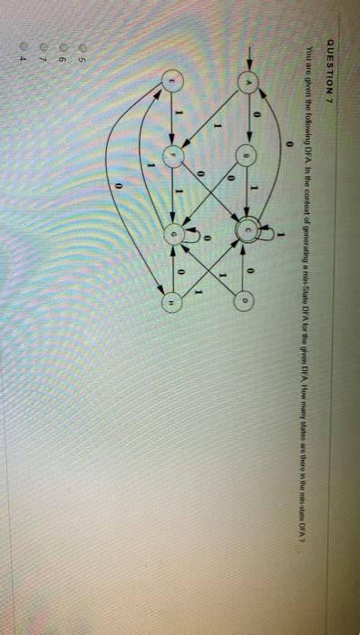 solved question 7 you are given the following dfa in the