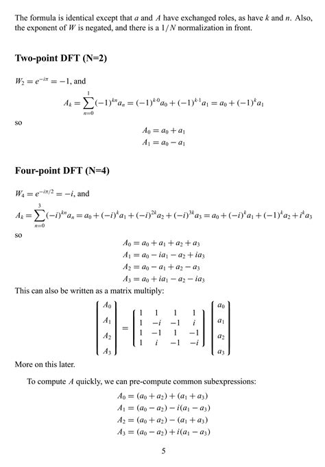 Fourier Transforms And Fft Algorithm Paul Heckbert 1998 By Tantanoid Pdf