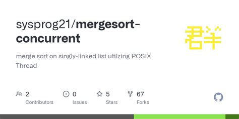 Github Sysprog21mergesort Concurrent Merge Sort On Singly Linked List Utilzing Posix Thread