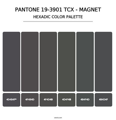 pantone 19 3901 tcx magnet color palettes