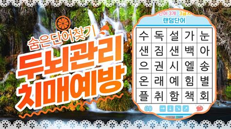 쉬어보여도 80이상은 못찾습니다 숨은단어찾기 치매예방 퀴즈 초성퀴즈 단어퀴즈 두뇌운동 뇌건강 치매테스트