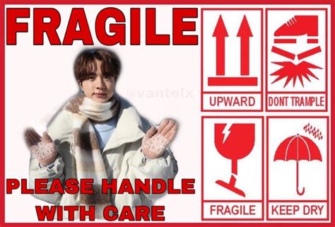 Pin On Bts Fragile Sticker