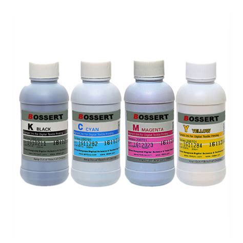 Текстильные чернила для прямой печати