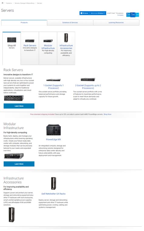 Where Did The Tower Servers Go On Dell S Premier Website I Was Just Customizing One Yesterday
