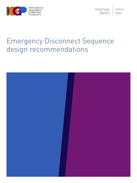 Sta031 190324 Emergency Disconnect Sequence Design Recommendations