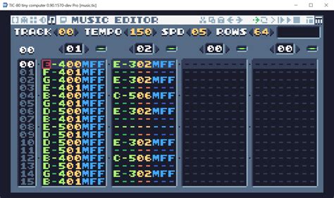 Please Add To The Music Editor The Button Play From Now On Issue Nesbox TIC GitHub