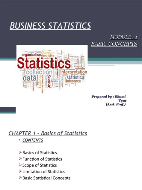 module 1 pdf statistics standard deviation