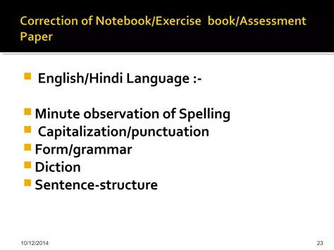Notebook Correctionexercise Book Correction Methods Ppt