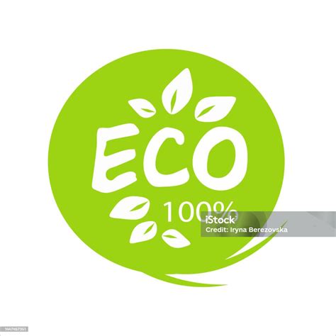 천연 유기농 성분 녹색 잎 라벨 스탬프 벡터 아이콘 비건 식품 또는 자연 성분 영양 유기농 바이오 약국 및 천연 스킨케어 화장품