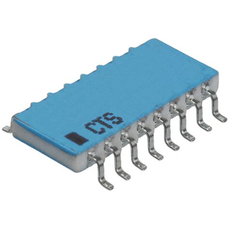 767165191a Resistor Network Array 28 Res Mult Ohm 16soic