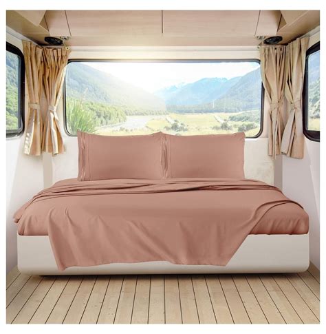 Blush Rv Queen Sheets Super Soft Rv Short Queen Sheets For Rv Camper