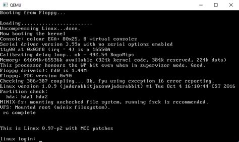 cross compiled linux 1 0 9 virtually fun
