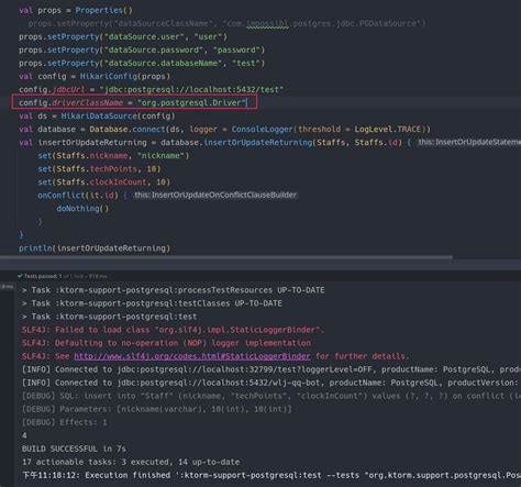 Insertorupdatereturning Does Not Work With Hikaricp Issue Kotlin Orm Ktorm Github