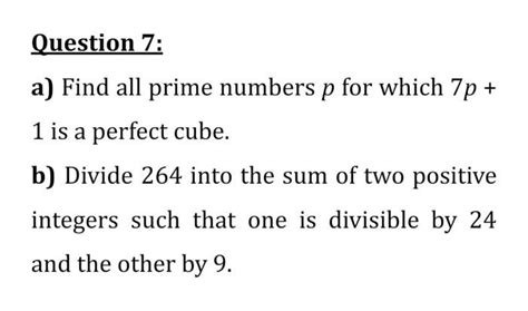 Solved Question A Find All Prime Numbers P For Which P Chegg