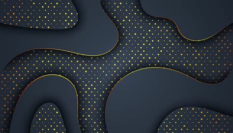 Dark Abstract Background With Overlapping Waves Layers 696313 Vector