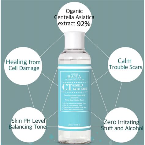 COS DE BAHA Centella Facial Toner Заспокійливий та відновлюючий тонер ...