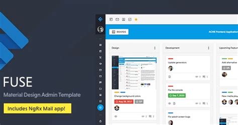 Fuse Angular 8 Material Design Admin Template