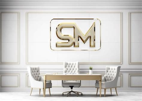 럭셔리 뷰티 로고 모 ⁇ Psd 템플릿 프리미엄 Psd 파일