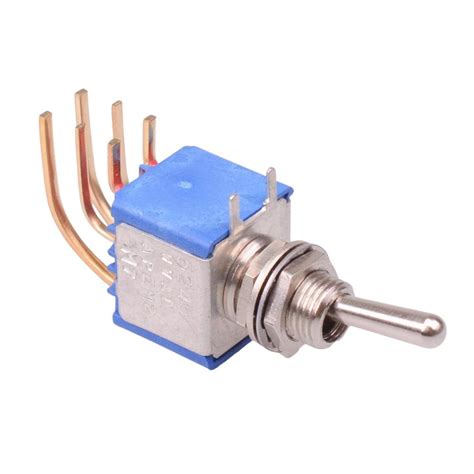 5246wwadbx386 Apem On On Right Angle Pcb Miniature Toggle Switch Dpdt