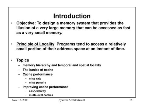 Ppt Machine Organization Cs 570 Lecture 8 Memory Hierarchy Design