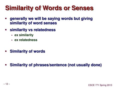 Ppt Lecture 22 Word Similarity Powerpoint Presentation Free Download Id 6796382