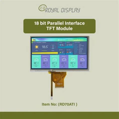 Bit Parallel Interface TFT LCD Display Module RD ATI At Piece Vasai West