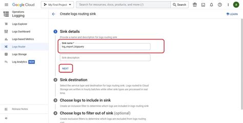 How To Export Logs To Big Query Gcp