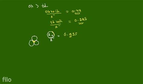 The Size Of An Octahedral Void Formed In A Closest Packed Lattice As Comp