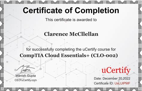 Clarence Mccllellan On Linkedin Ucertify Cloud Essentials Course