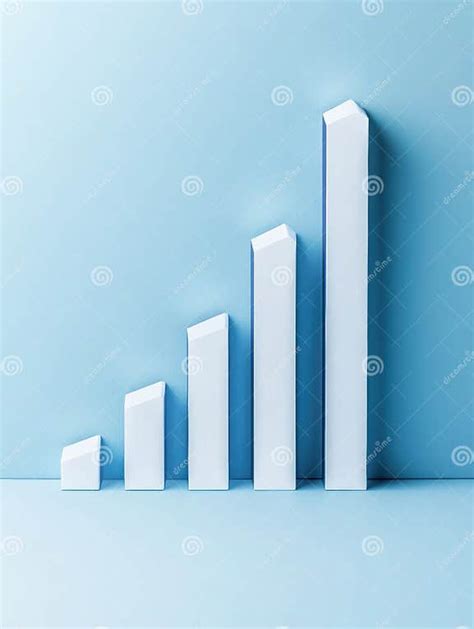 Bar Chart Illustrating Sales Growth From Low Figures To Exponential