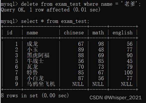 【数据库必备知识】零基础带你快速上手sql语言 Csdn博客